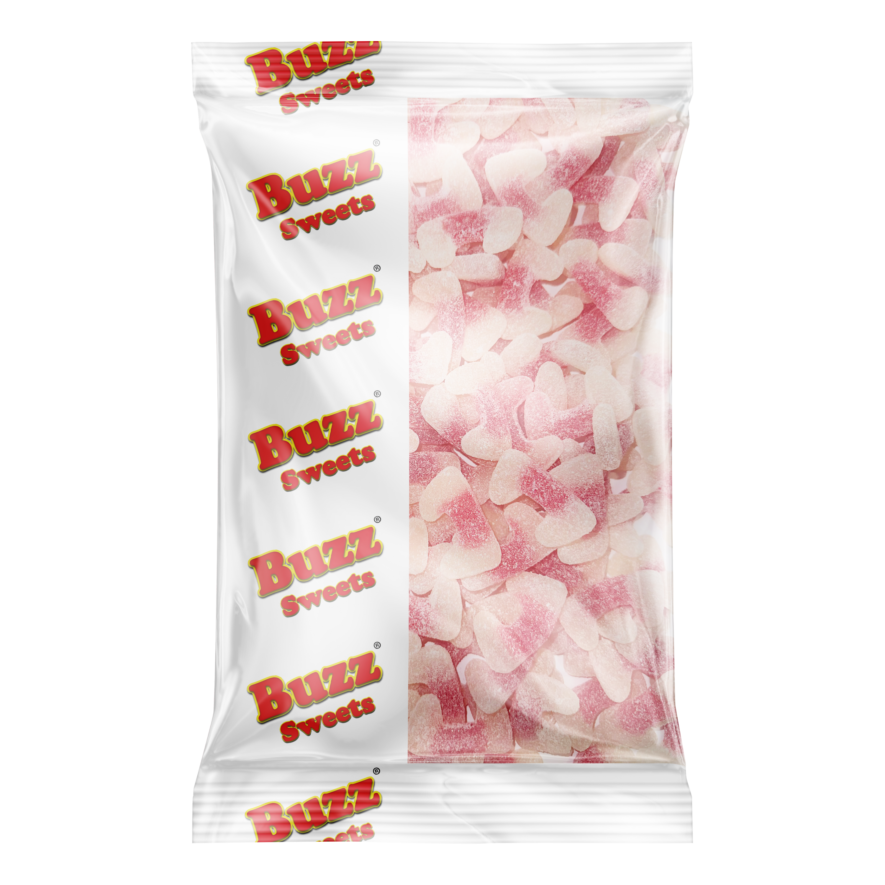 Buzz Sweets Strawberry Swirls : 14Packs | Best Deals UK Free Delivery