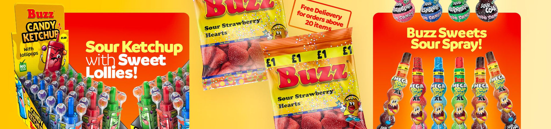 Buzz Sweets | Home of the Best Sweets and Nut Supplier in the UK