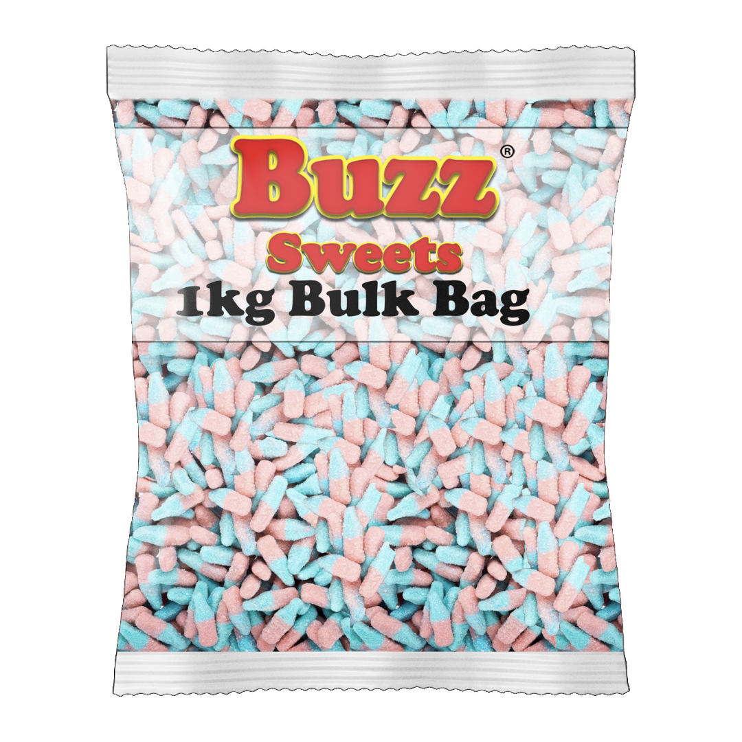 Bulk 1kg Bags of Fizzy Blues - Buzz Sweets UK