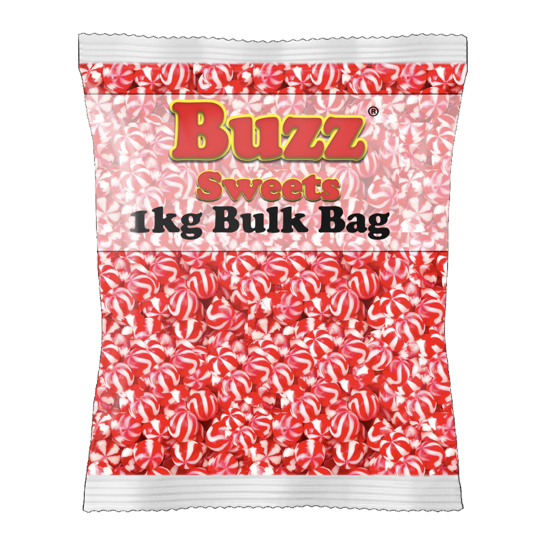 Bulk 1kg Bags of Strawberry Twist - Buzz Sweets UK