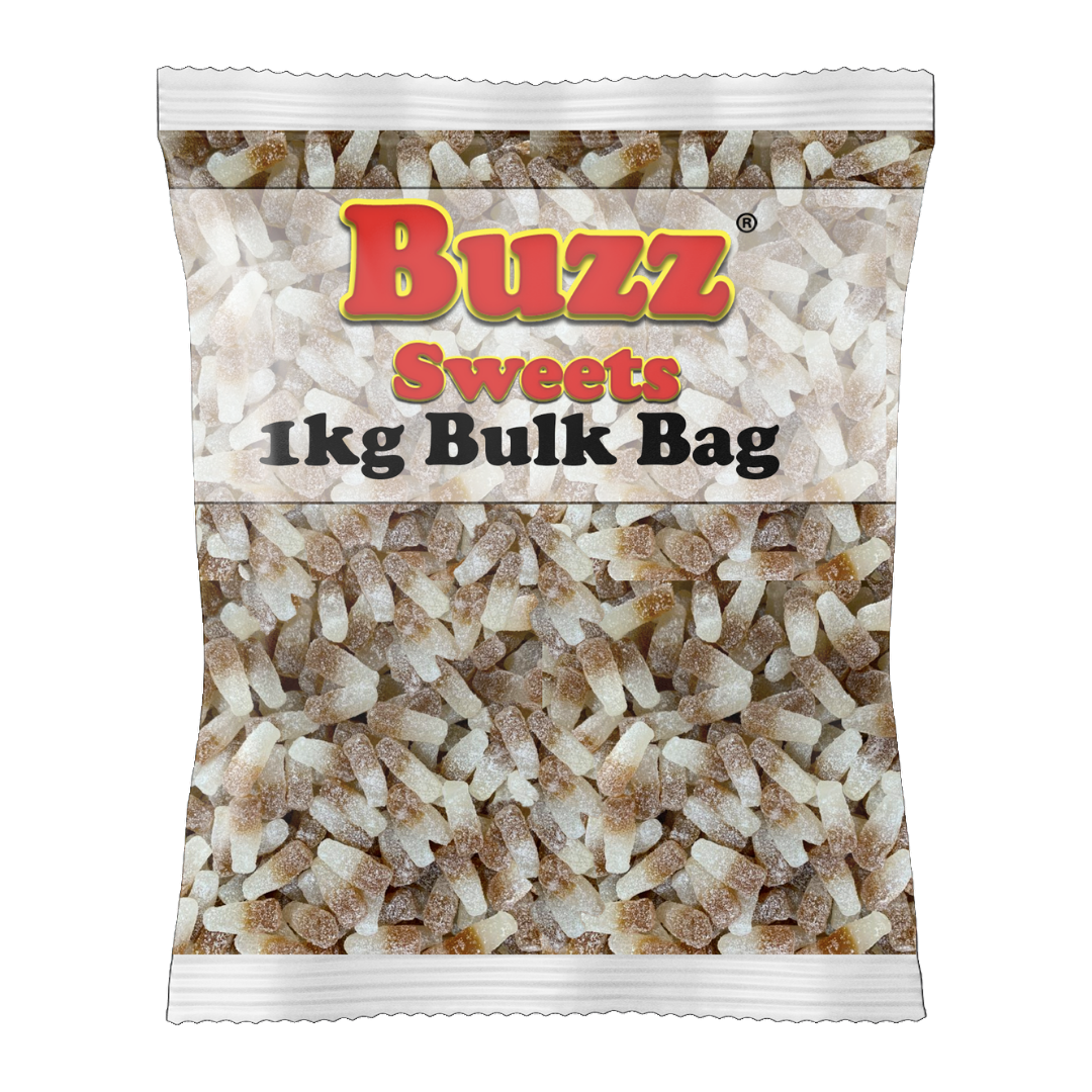 Bulk 1kg Bags of Fizzy Cola - Buzz Sweets UK
